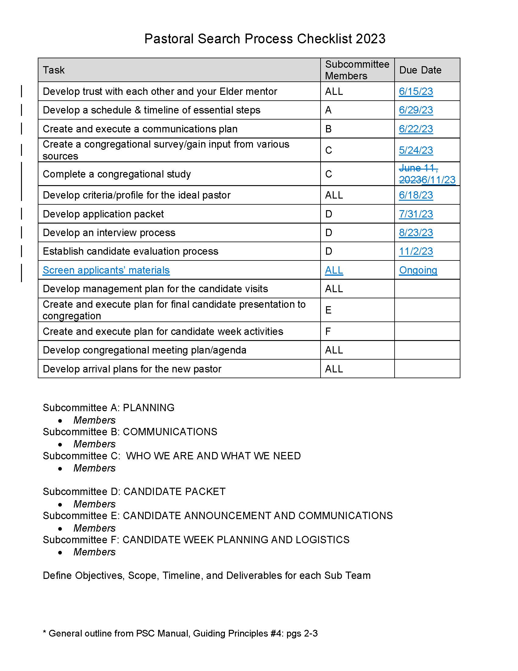 Resurrection MCC Pastoral Search - Resurrection Metropolitan Community ...